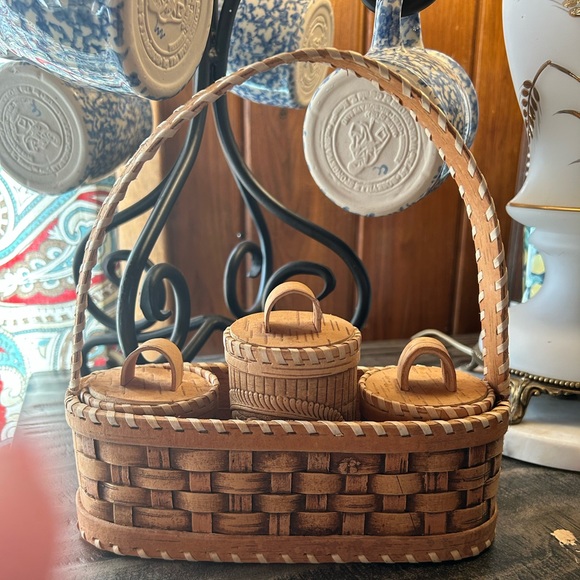 Vintage | Accents | Vintage Russian Birch Storage Containers Handmade ...